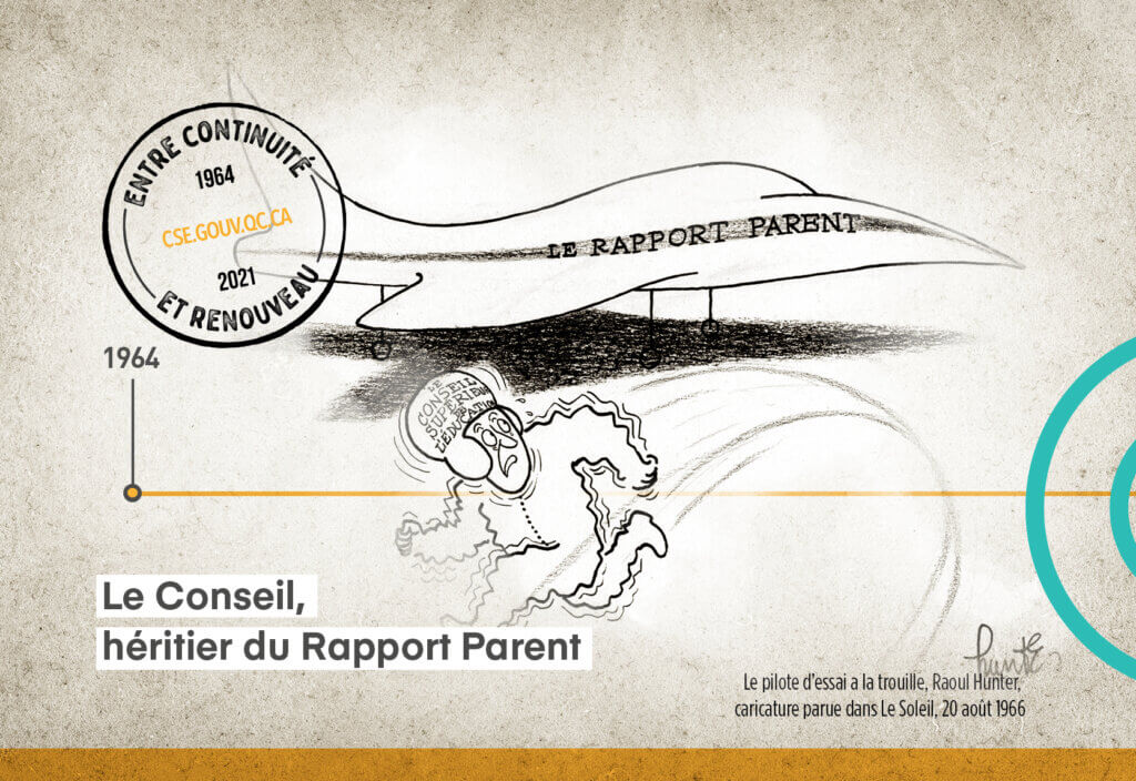 Le Conseil, héritier du Rapport Parent - CSE