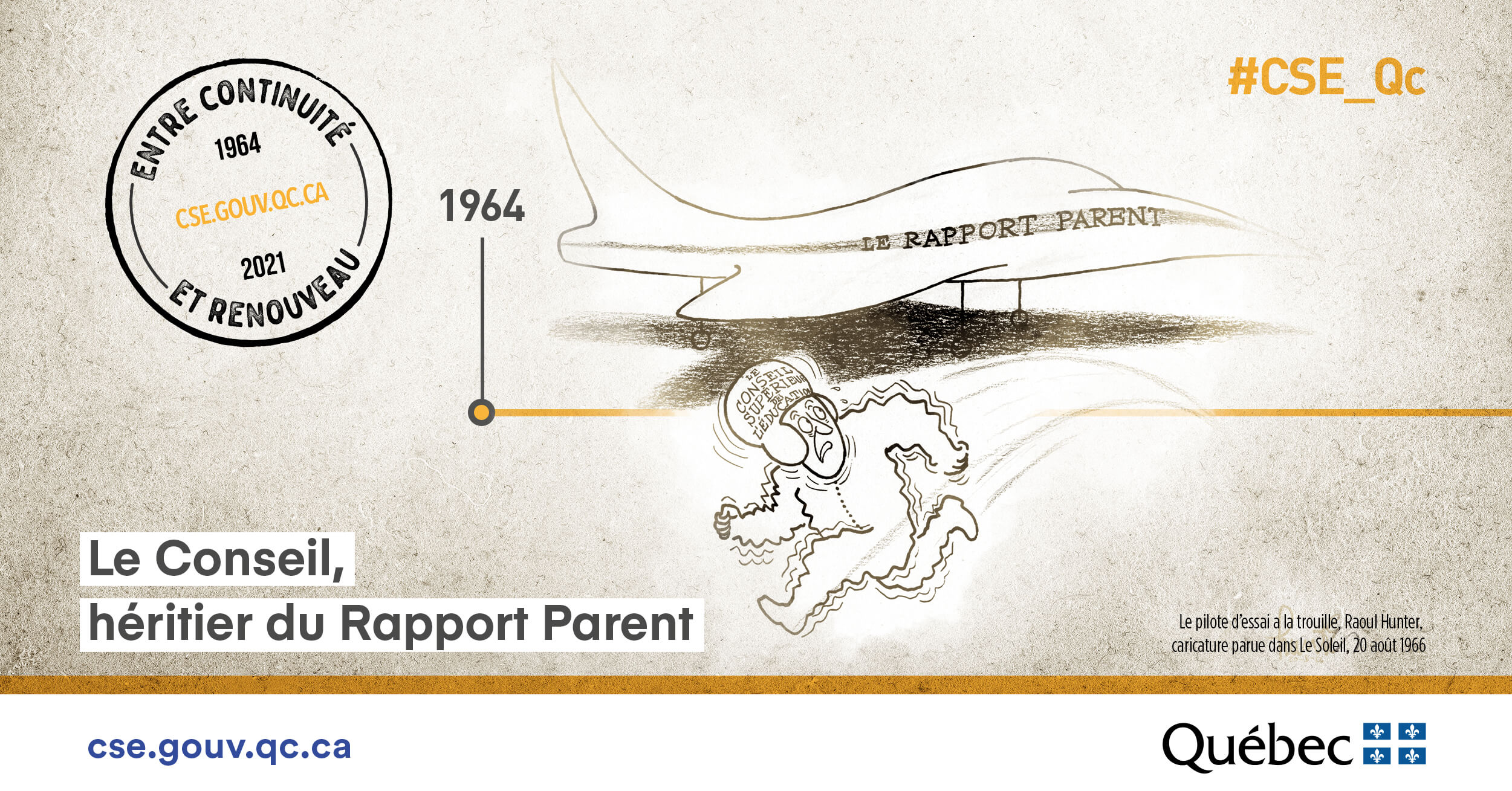 Le Conseil, héritier du Rapport Parent - CSE