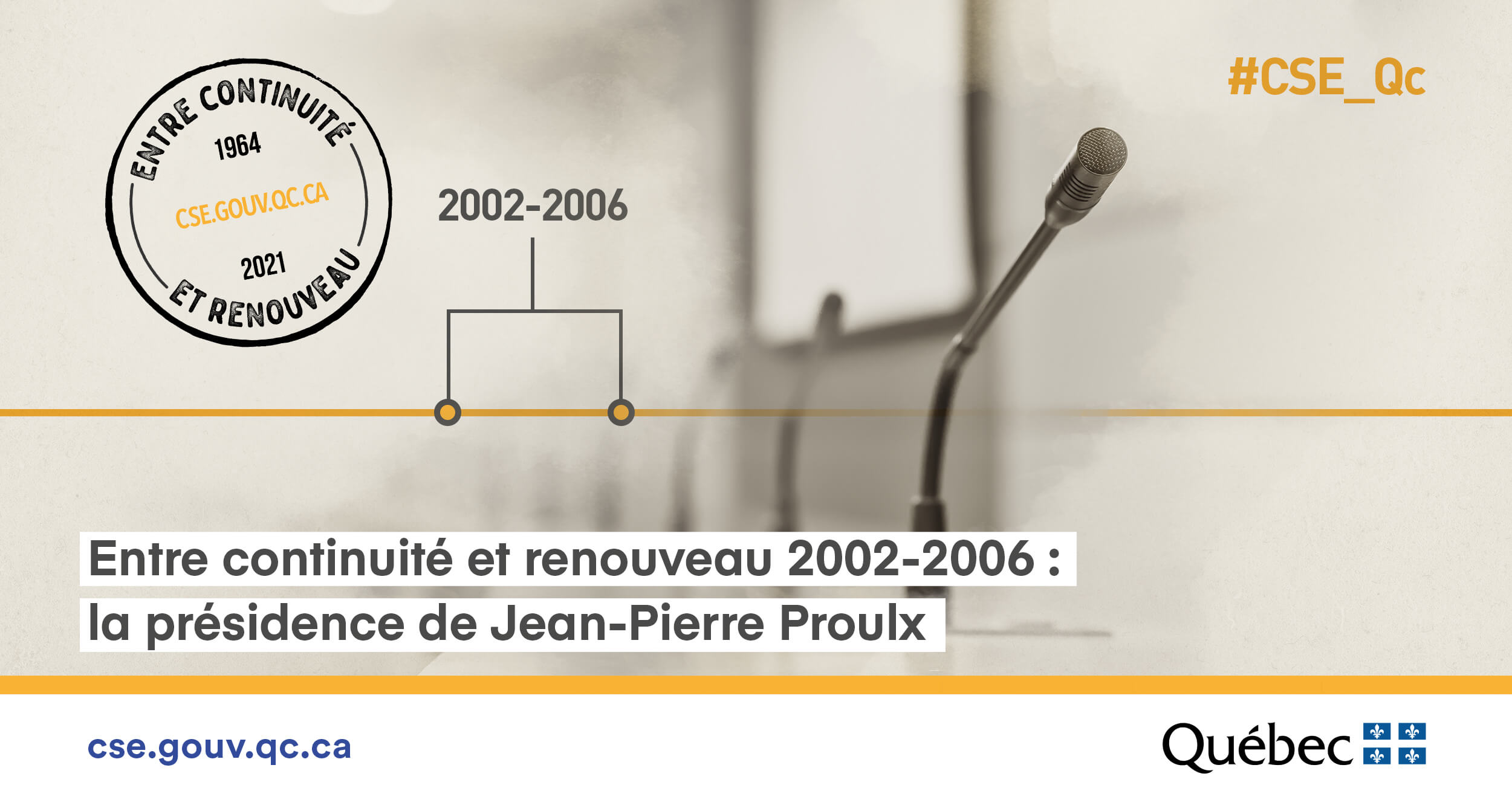 Entre continuité et renouveau 2002-2006 : la présidence de Jean-Pierre ...