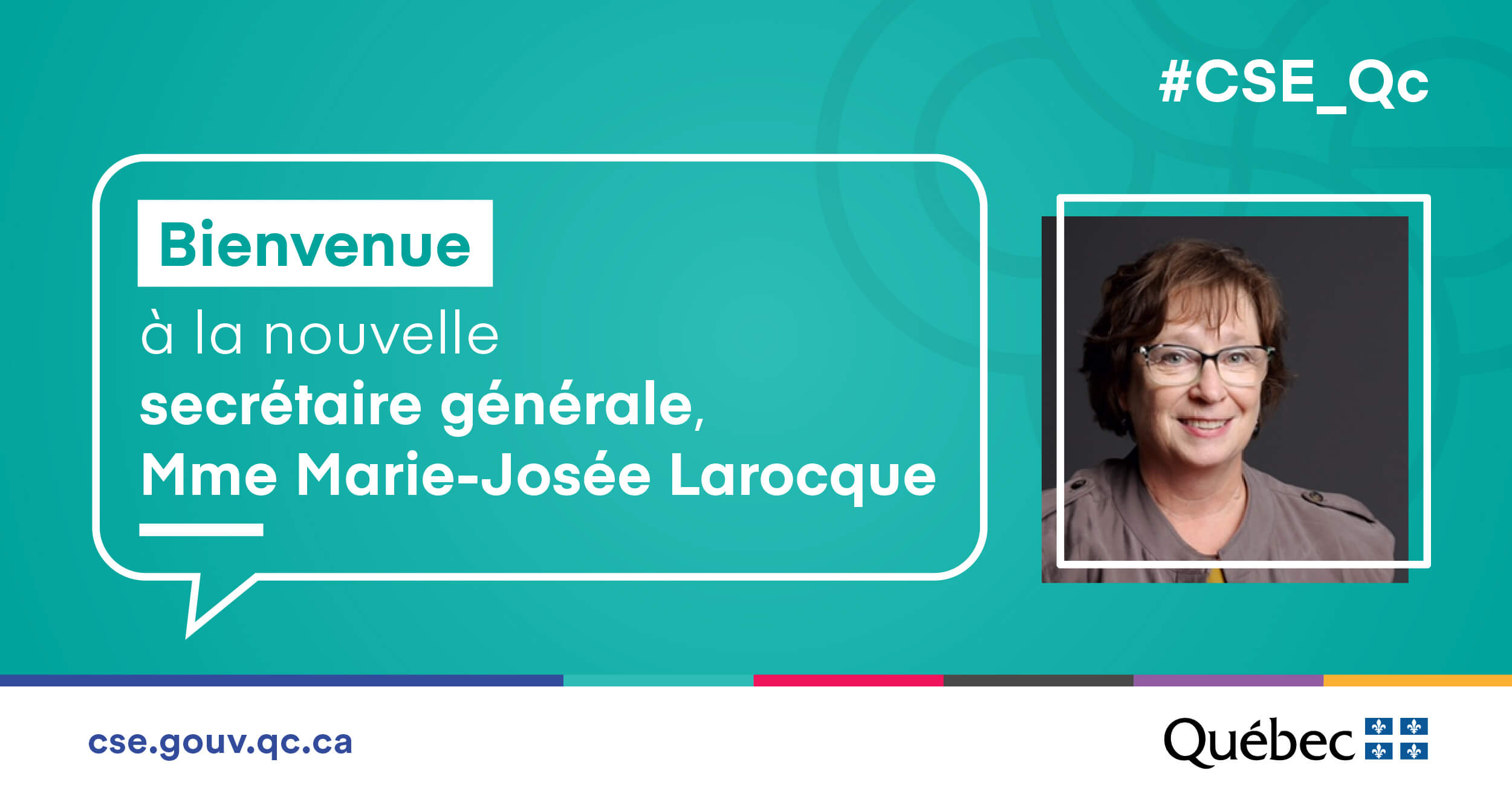 Bienvenue à Mme Marie-Josée Larocque, nouvelle secrétaire générale au ...