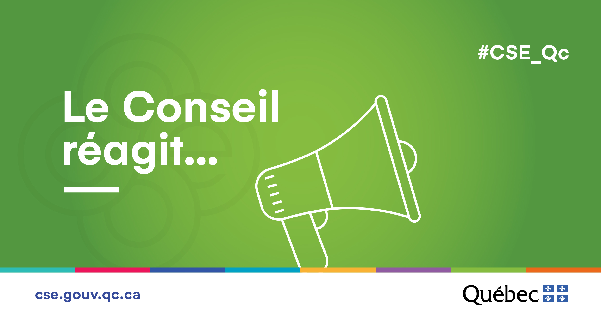 Réaction du Conseil supérieur de l'éducation à l'adoption du PL 23 - CSE